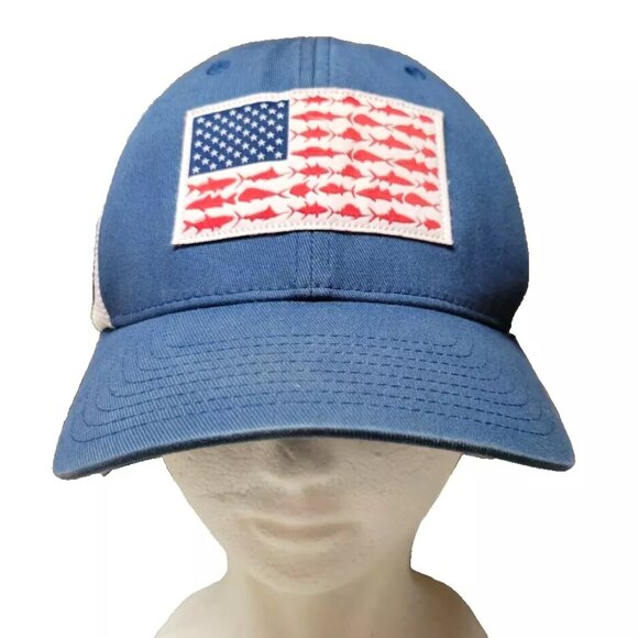 Columbia | Accessories | Columbia Pfg American Flag Cap Adult Flex Fit ...